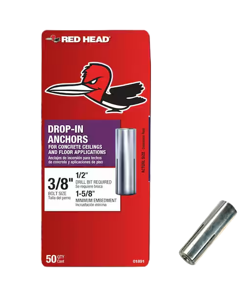 3/8" Drop-In Anchors – Rebar Electric Supply Co